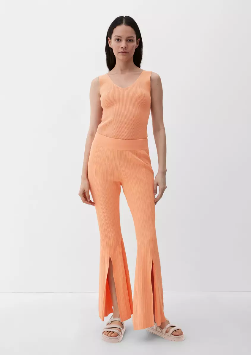 Flared Leg-Hose Mit Schlitz - S.Oliver ’ Kleidung, Mode Schuhe